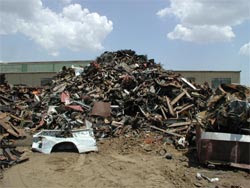 Steel Making Process: Scrap metal monitoring radioactivity in steel