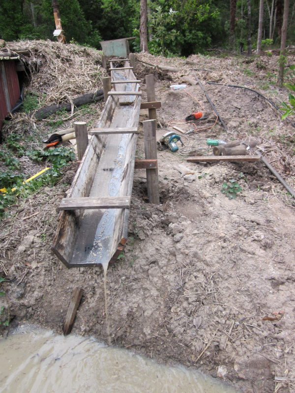Tom and Anne's Garden: water chute