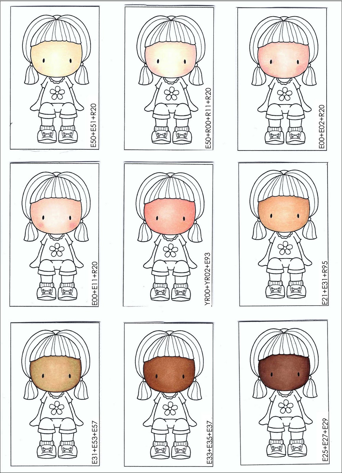 copic oz: Skin Colour and EXCITING DATES FOR 2011!!!