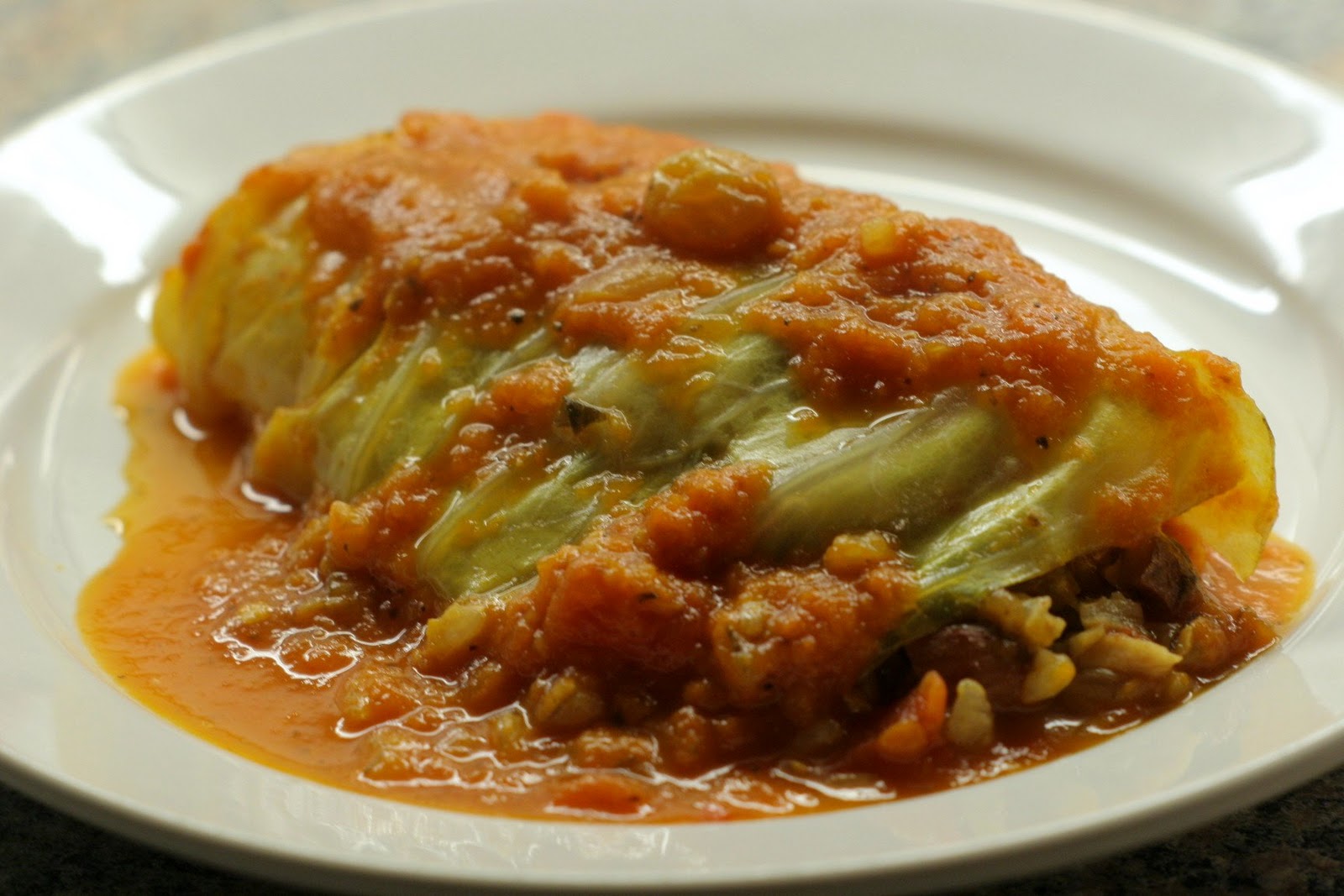 Four seasons of food: Stuffed cabbage leaves