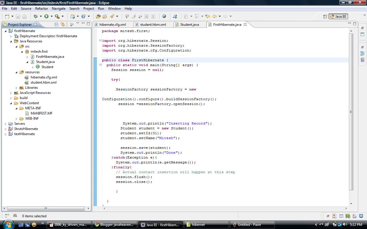 Java Tutorials For Beginners With Eclipse Hibernate With Eclipse Struts2 With Eclipse Eclipse
