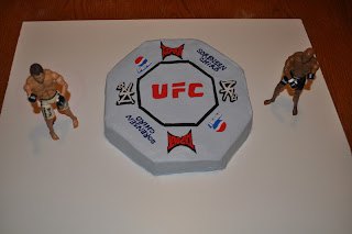 PEACH OF CAKE: UFC Ultimate Fighting Championship Cake