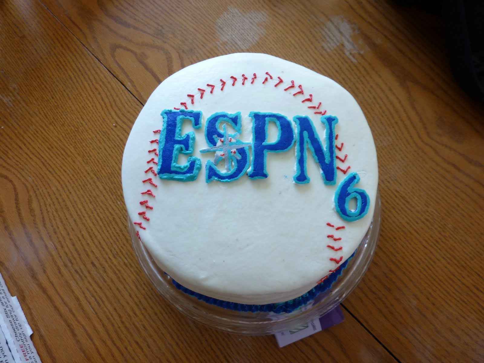PEACH OF CAKE: Seattle Mariners Birthday Cake
