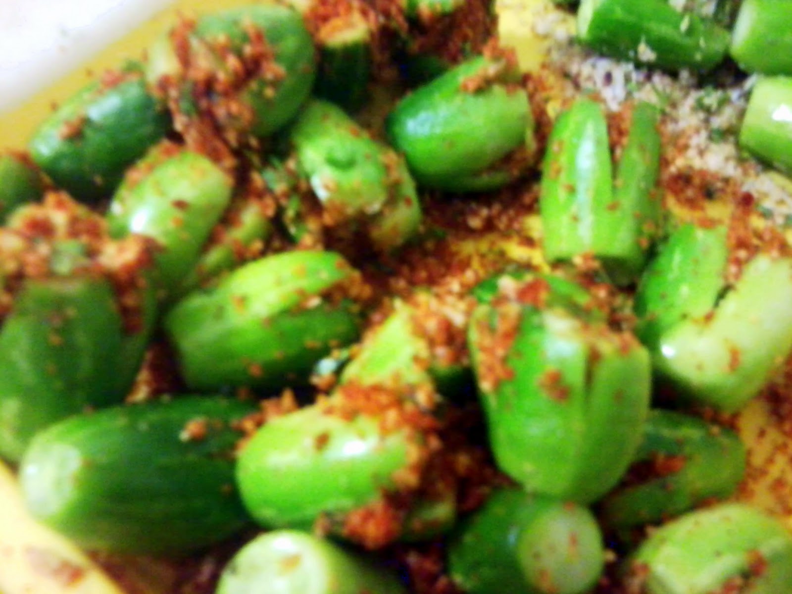 Stuffed Tendli/ Bharli Tondli | Eat n Burpp!!