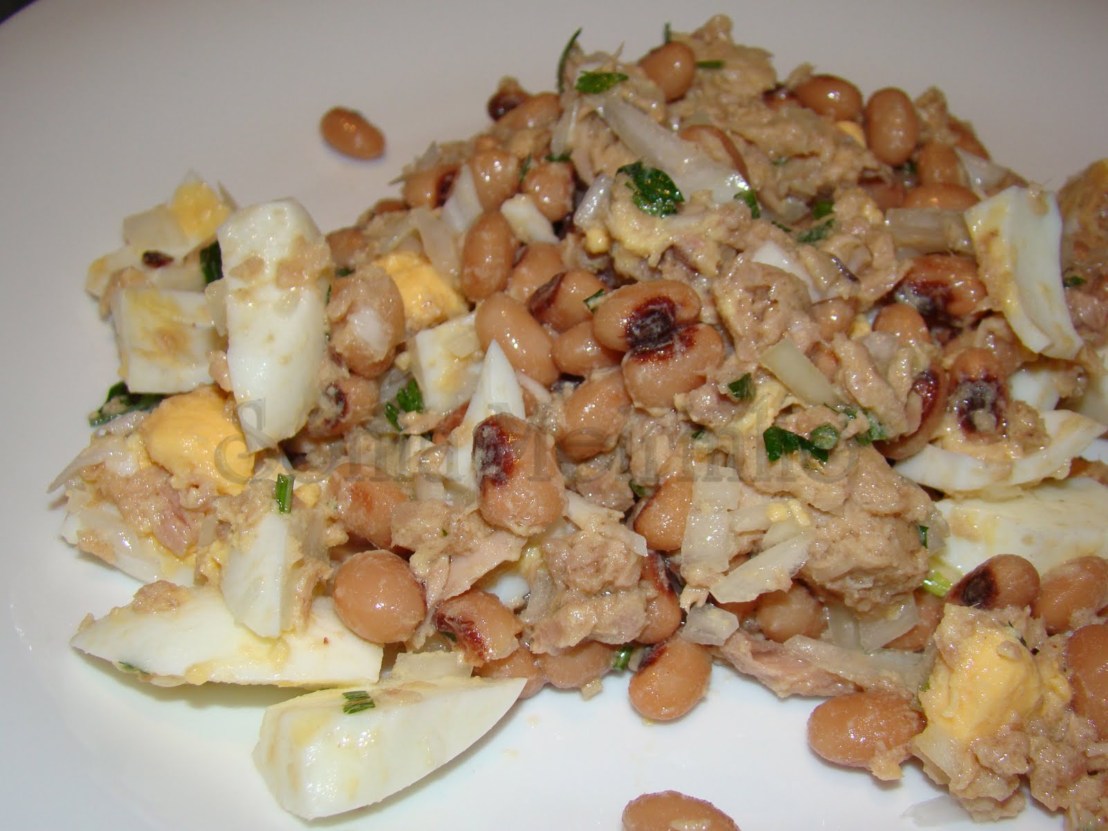 Sónia Meirinho: Salada de Feijão Frade com Atum e Ovo Cozido