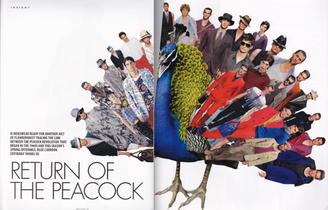 BLUE CARREON: Return of the Peacock by Blue Carreon Men's Folio Hong Kong