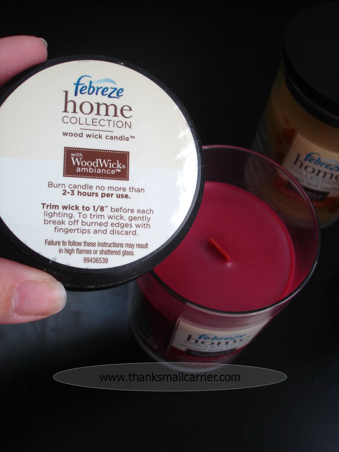 Thanks, Mail Carrier | Febreze Home Collection Wooden Wick Candles {Review}