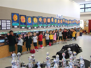 Room 18 Meadowbank School: Maui and the Sun Art