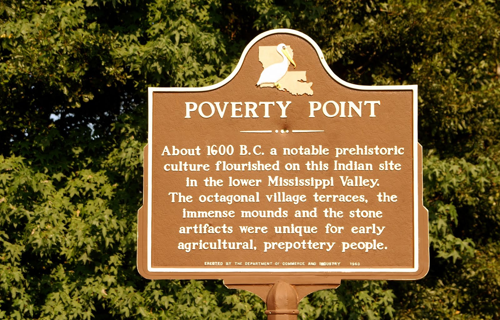 Lagniappe-A Little Something Extra: DISCOVER LOUISIANA - POVERTY POINT ...