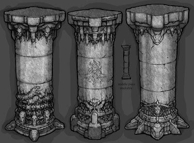 Matt's Art Portfolio: Jungle Column