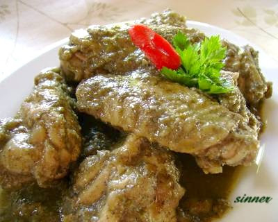 Green Coriander Chicken | The Waitakere Redneck's Kitchen