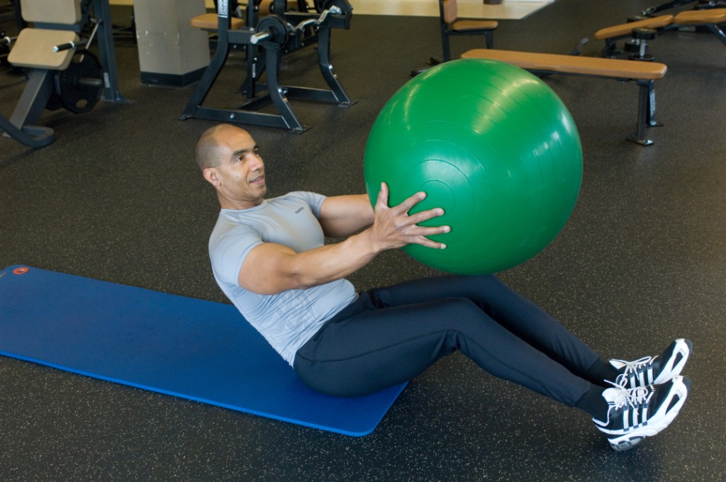 Forever Fit and Firm: Exercise Of The Week; Seated Ball Twist