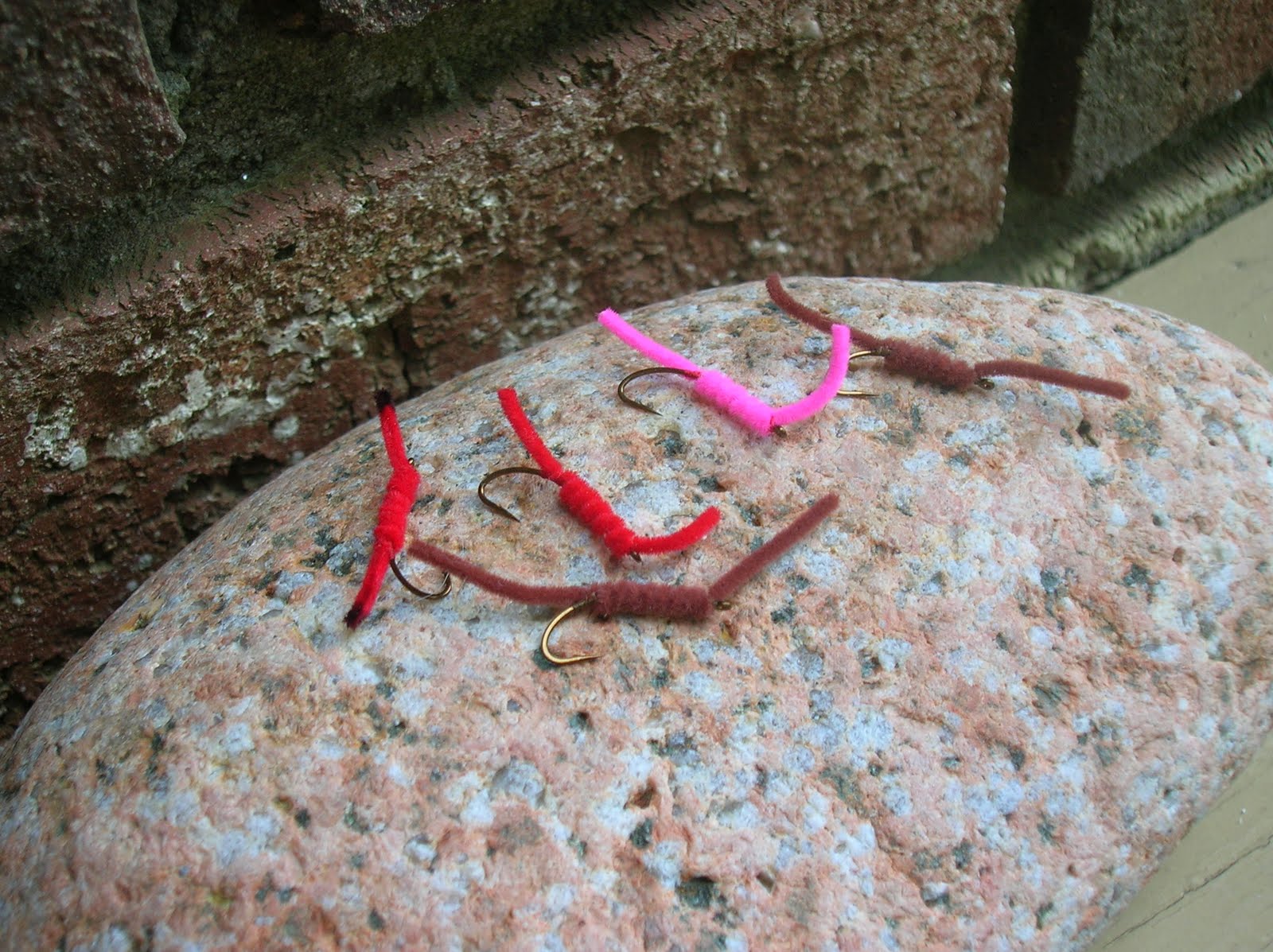 Small Stream Reflections: Worm Patterns