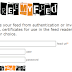 Subscribe to Authenticated Feeds in Google Reader
