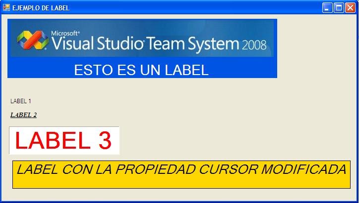 Semana de estudio 8 - Visual Basic 6.0 - Las etiquetas (Labels)