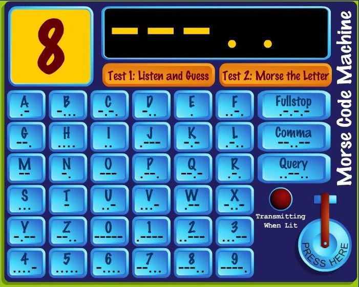 Radioamateur : Morse code machine