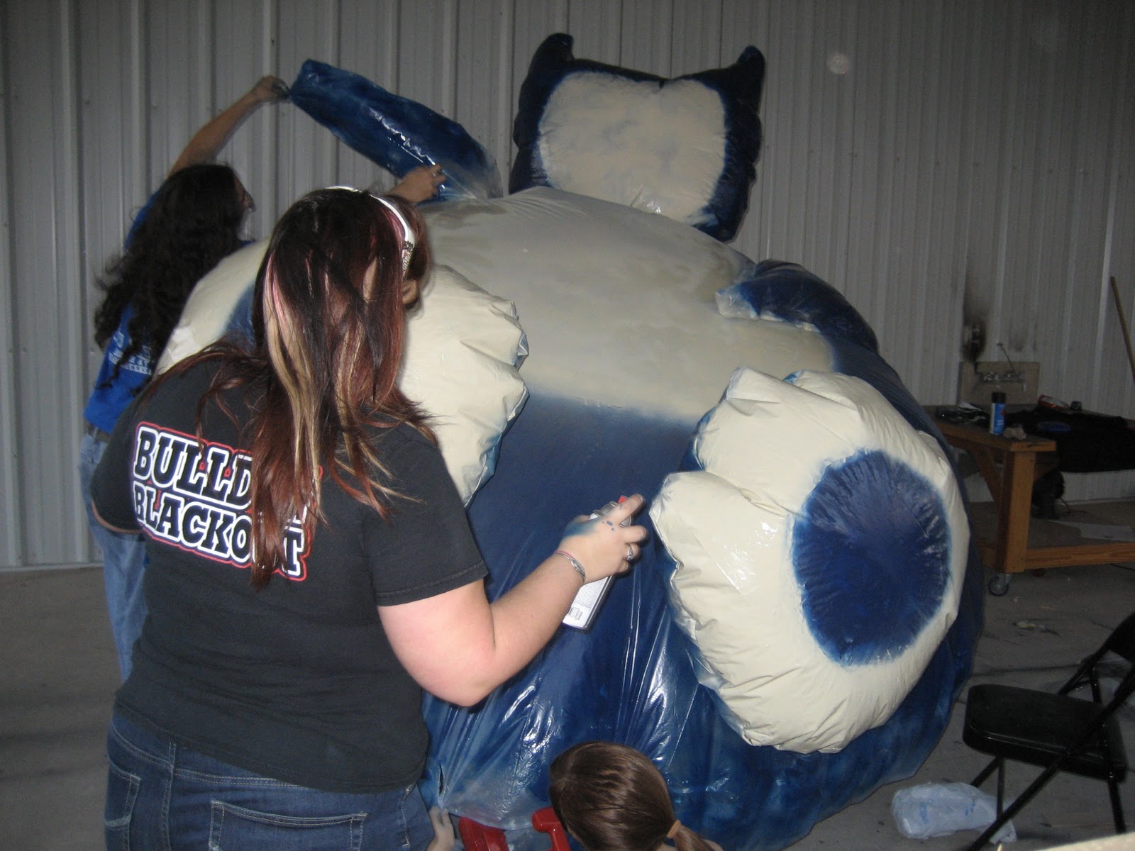 Josh B blog: inflatable project- snorlax!!!