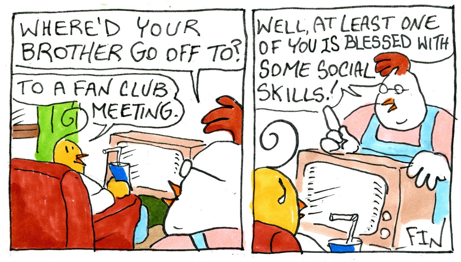 Social Interaction For Better Tomorow: Photos and cartoons