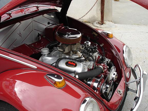 Mundo Automotivo: Fusca motor dianteiro (V8)