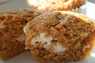 I mitt lilla kök: Morotsmuffins med cream cheese-fyllning