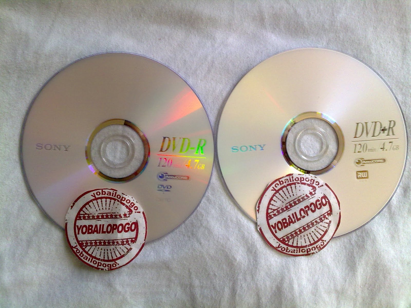 yobailoporno: Diferencias entre DVD + y DVD - ¿cual es mejor?