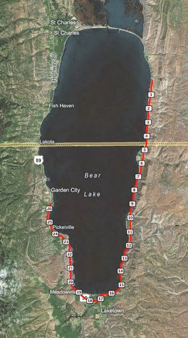 RoadBunner: Bear Lake Utah Marathon