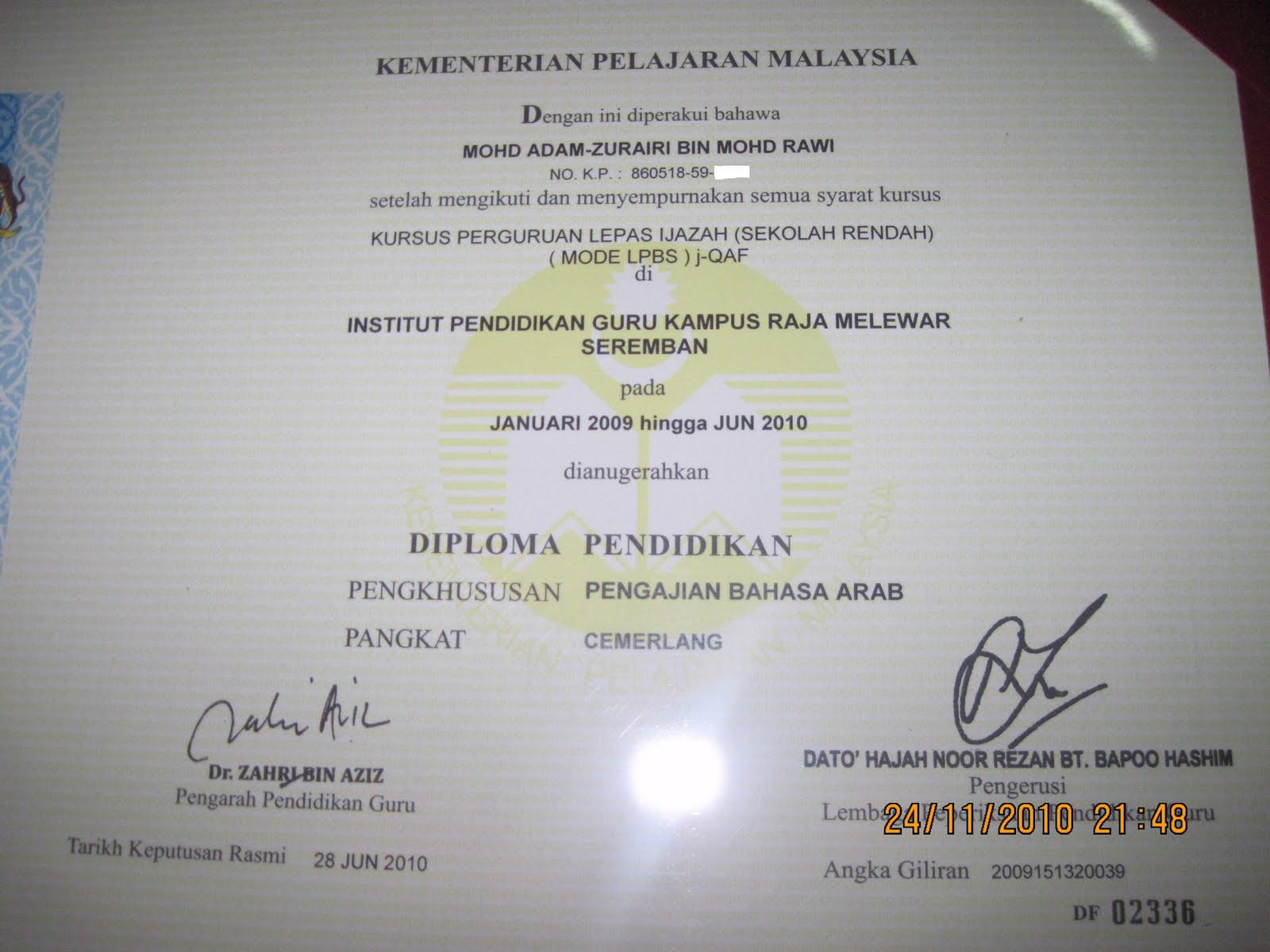 alifdalmim ::: :: Konvokesyen IPG KPM 2010