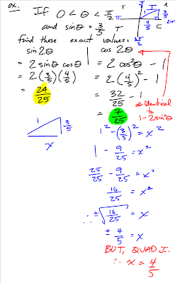 SVRSS Grade 12 Pre-Calculus Math: Double Angle Identities