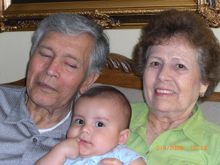 The Cornejo Family: ESTEBAN ENJOYING TIME WITH HIS ABUELITOS CORNEJOS