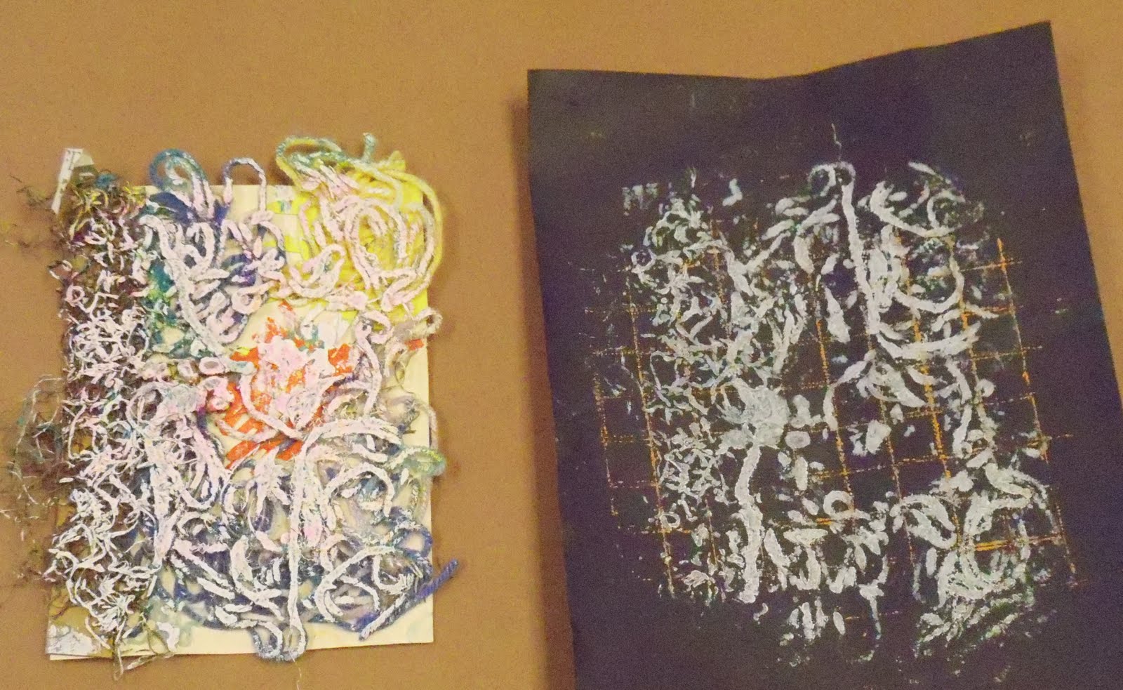 Hands, Head 'n Heart in the Artroom: Collagraphs