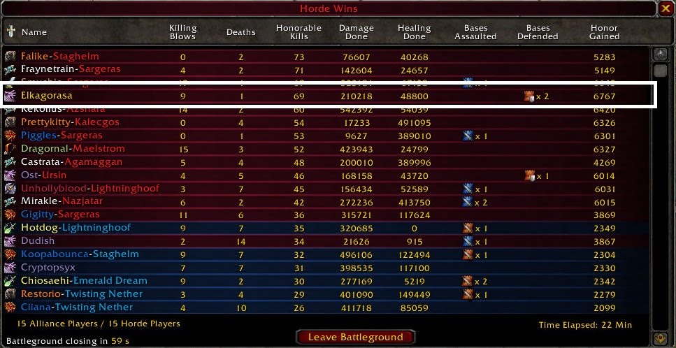 PVP Status Update - Destro Build