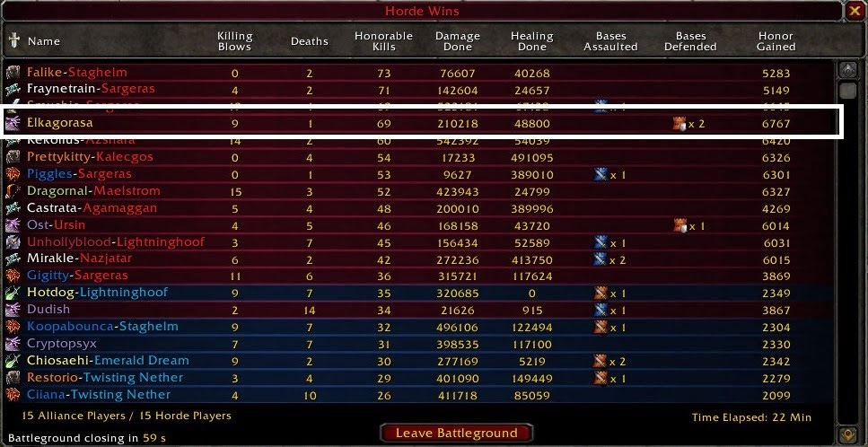 PVP Status Update - Destro Build