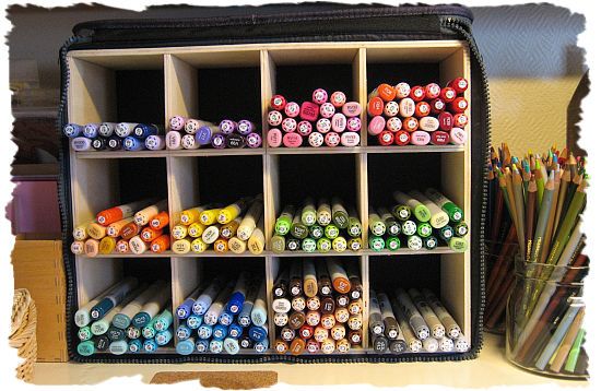 Janneke's Creations: Copics Storage