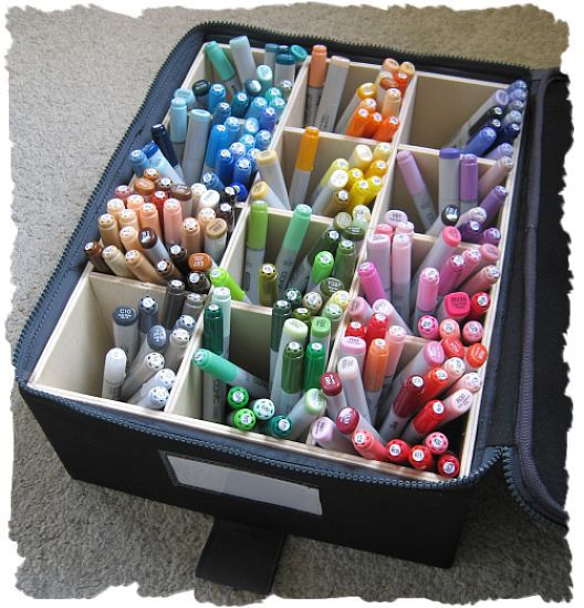 Janneke's Creations: Copics Storage