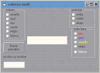 visual basic 6.0: COLORES Y POSICIONES