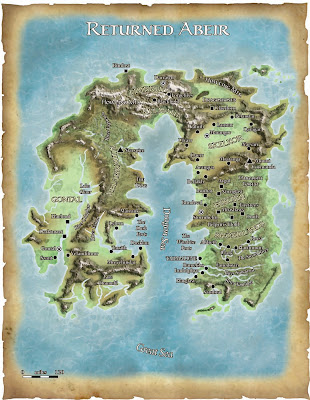 Out of Healing: Map of Returned Abeir
