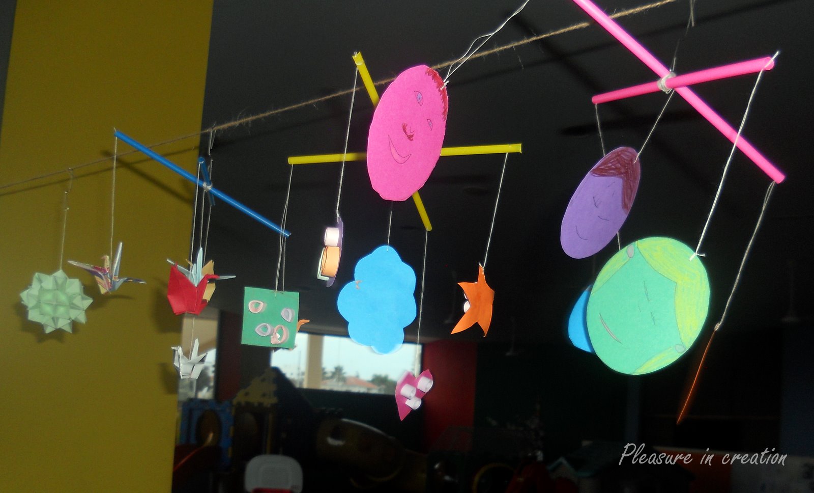 Pleasure in creation: Paper wind chime