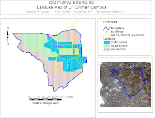 kimpanadogeographer: land use map of UP Diliman Campus