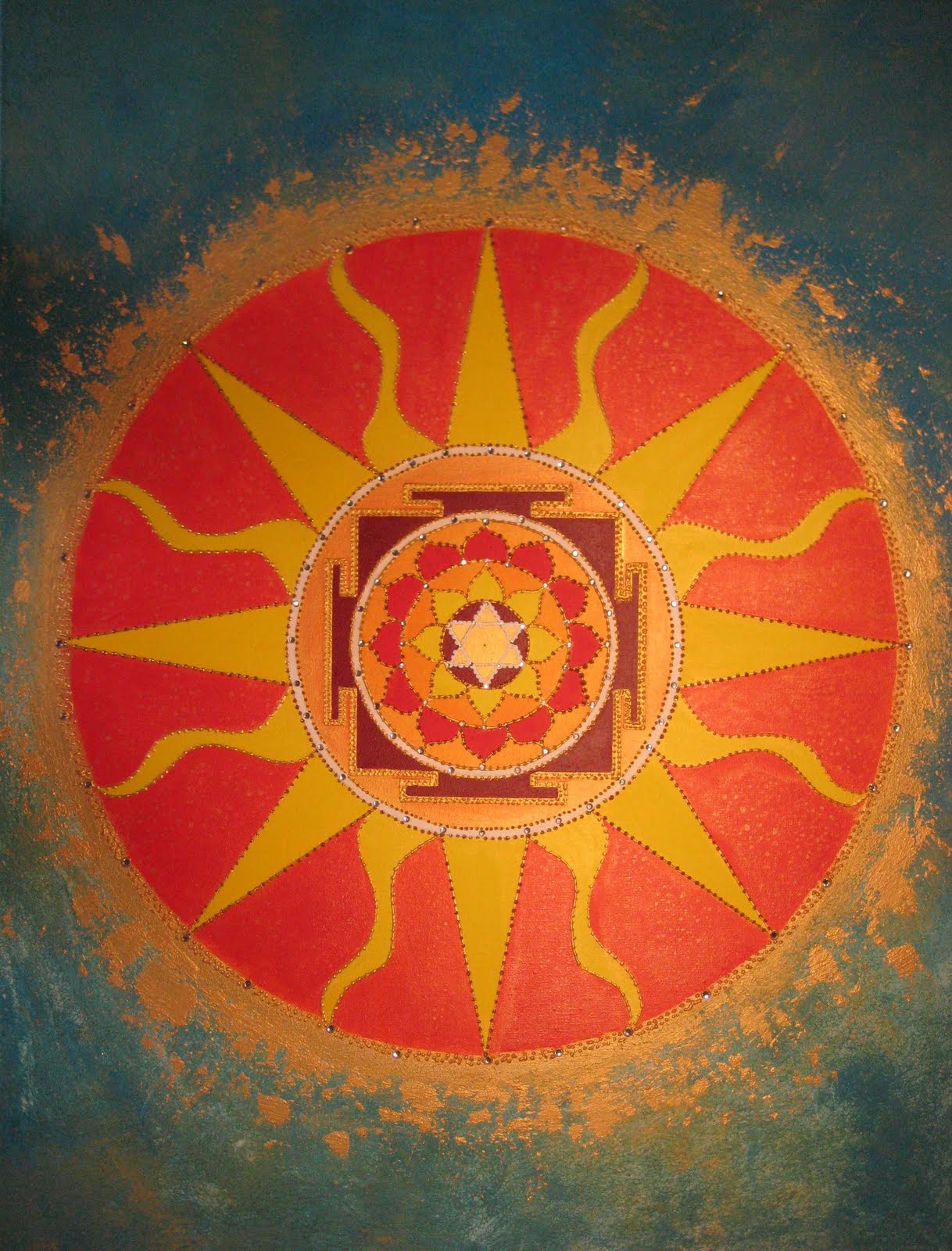 Mandalas, Yantras, and Sacred Geometry: Sun Yantra