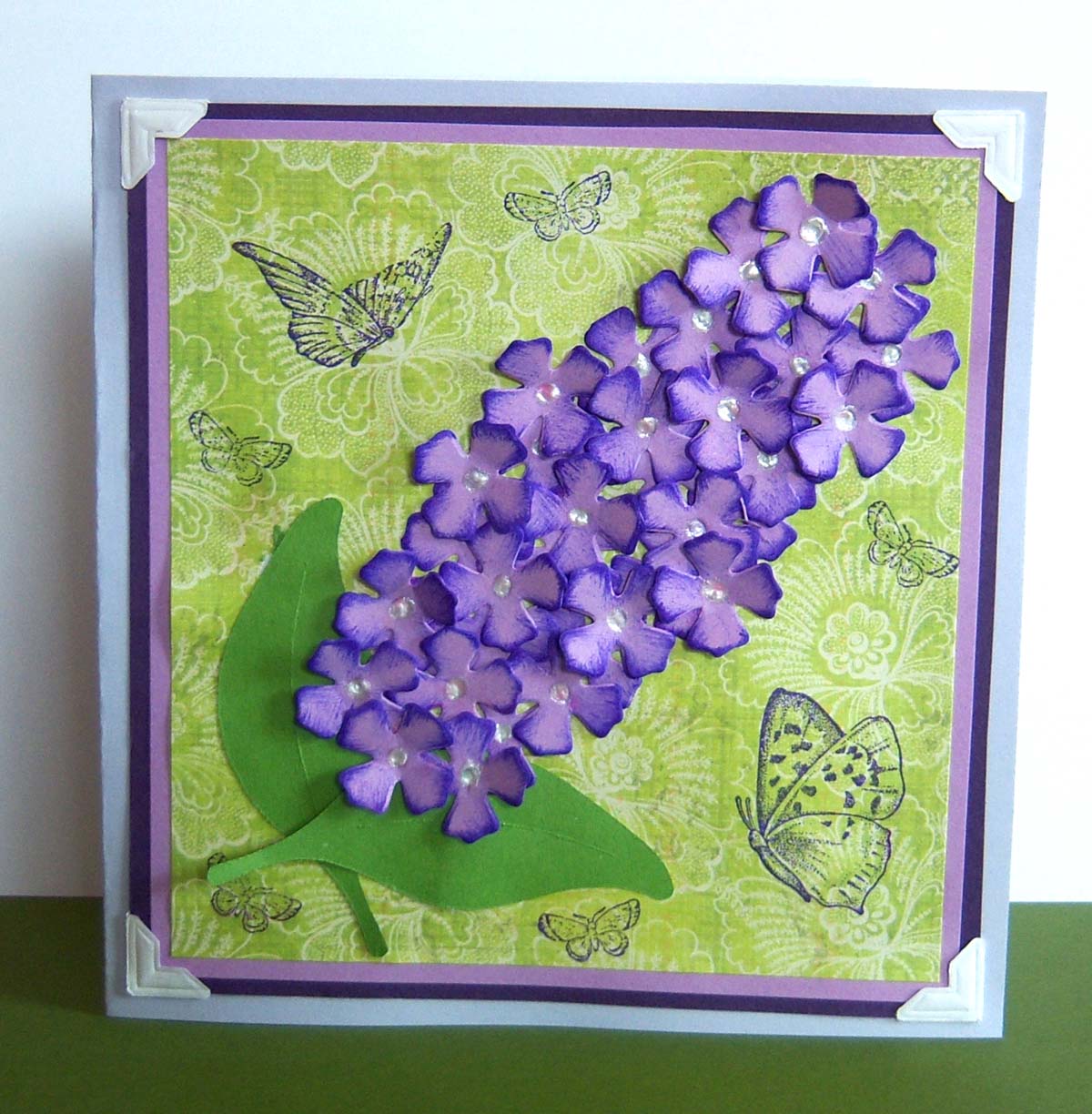 Shoregirl's Creations: Build a Lilac Card - revisited