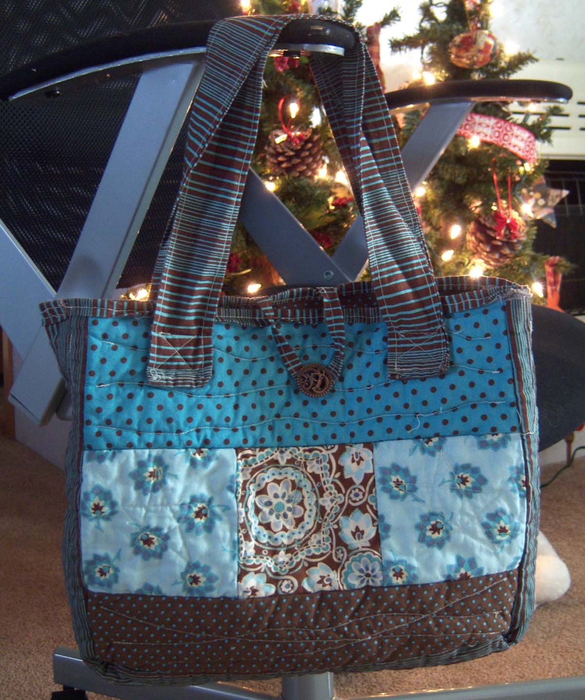 Shoregirl's Creations: Reversible Rag Purse