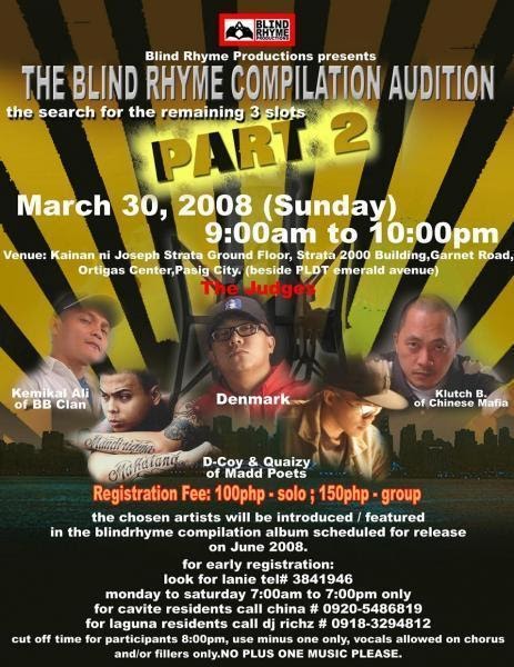 Blind Rhyme Production Pictures