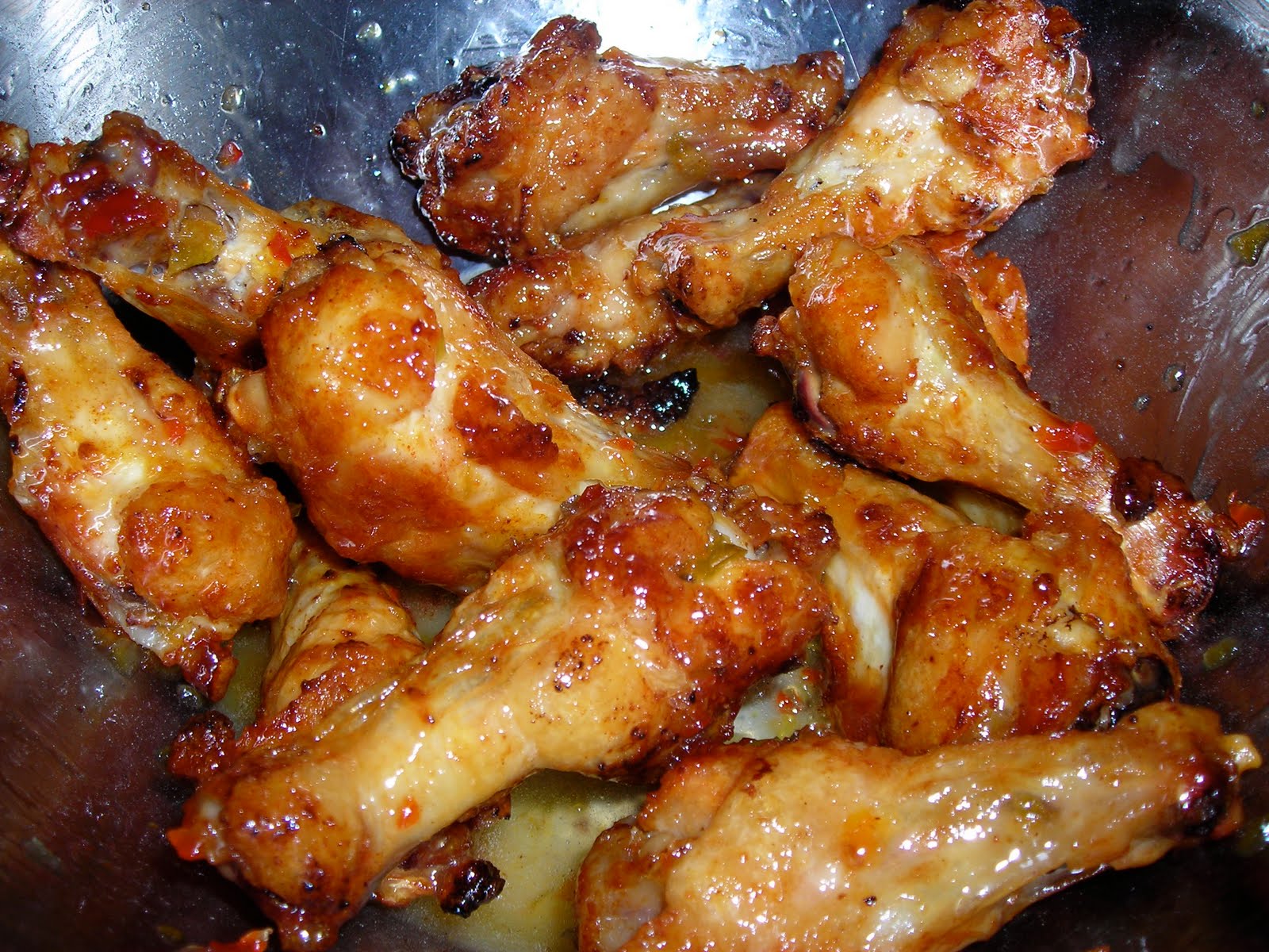 Baked, not Fried chicken wings - just as good! - market recipes