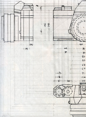Fabian Matthias Osborne: Technical drawing of camera