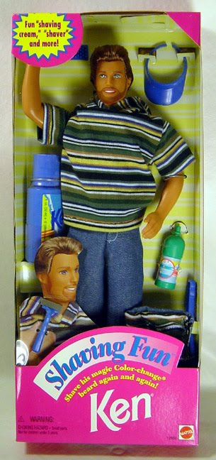 Catalogo de Barbie Online: Ken barba mágica, shaving fun. 1994. Play line.