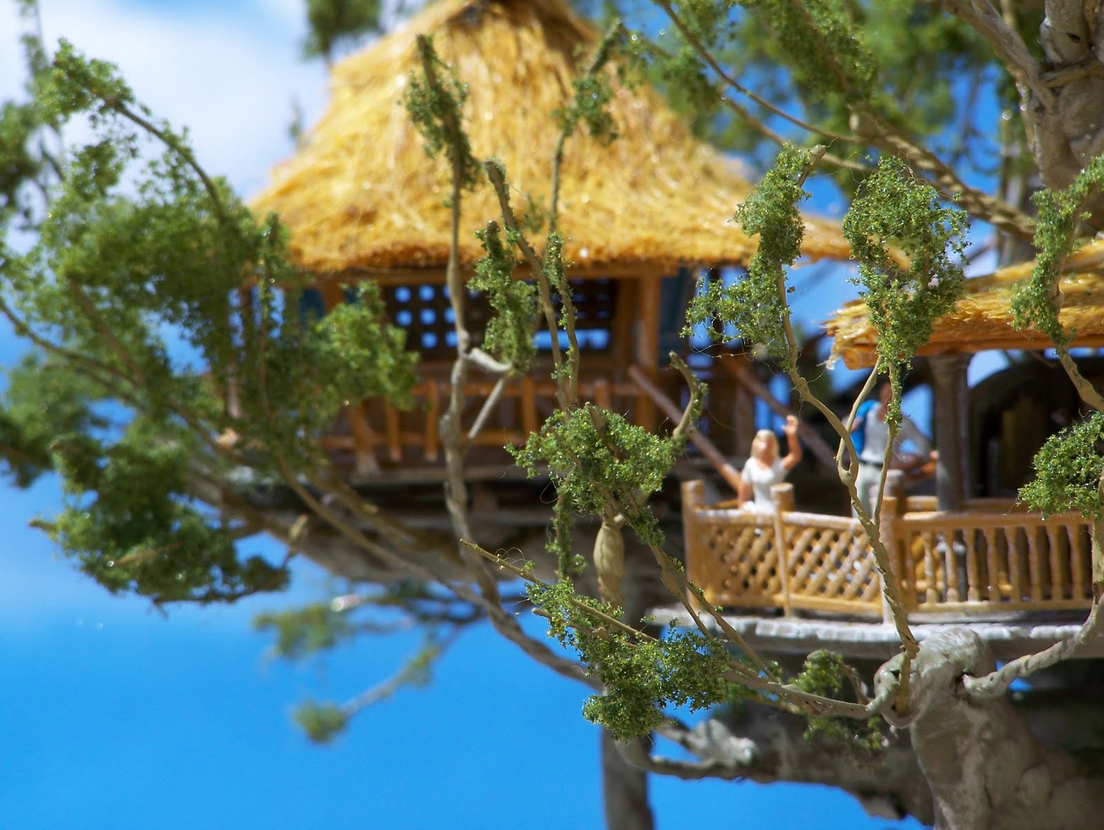 MIKE COZART DESIGN AND MODEL: Swiss Family Treehouse model assorted views