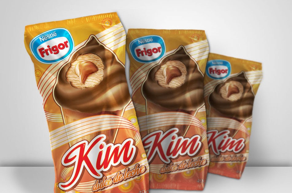 Luciana Bottaro | Diseño Gráfico: Frigor - Helado Kim - Rediseño de ...