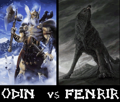 Bubo's Blog: Odin vs. Fenrir