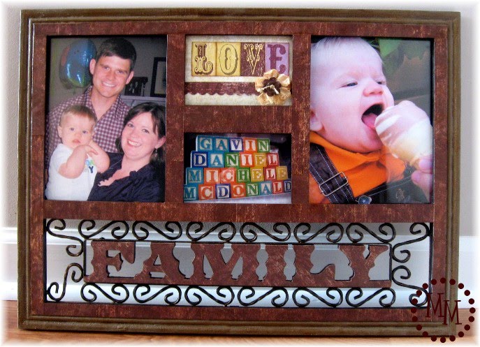 Family Frame Makeover - The Scrap Shoppe