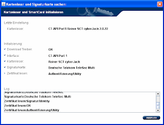 Forderungsmanagement: Anleitung Signaturkarte Freischalten (TeleSec)